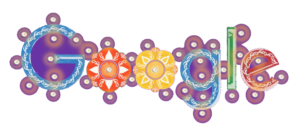 Google Diwali Transparent Throwmotion